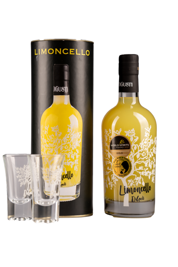 Limoncello d’Amalfi 500ml in Geschenktube : DiGusti Delicatessen